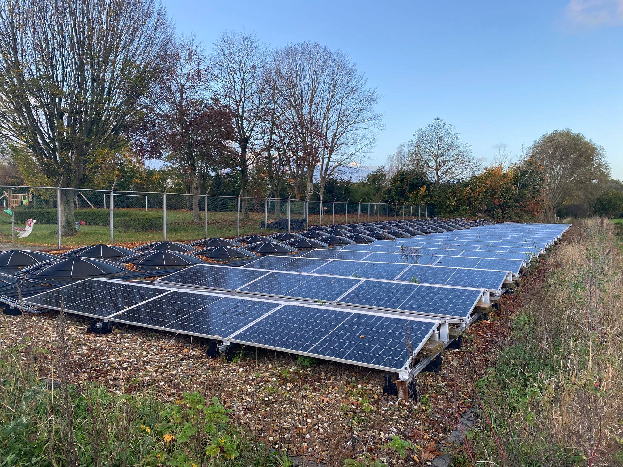 Zonneweide wekt energie op voor zwembad De Glind - TBVA